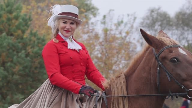 Русская конная охота с борзыми. Рязанская область, село Бортное. 10.2024