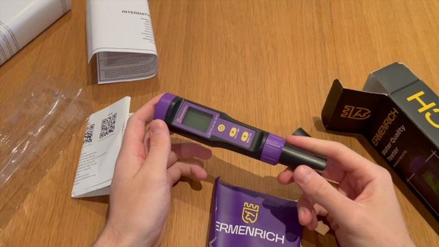 Тестер качества воды Ermenrich Wett QT30 | Ermenrich – видео распаковки