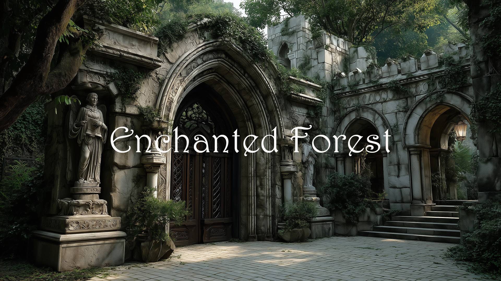 Атмосферная кельтская музыка с арфой и флейтой -  Лесная  фэнтези музыка для отдыха и сна