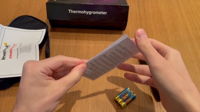 Термогигрометр Ermenrich Wett TU30 | Ermenrich – видео распаковки