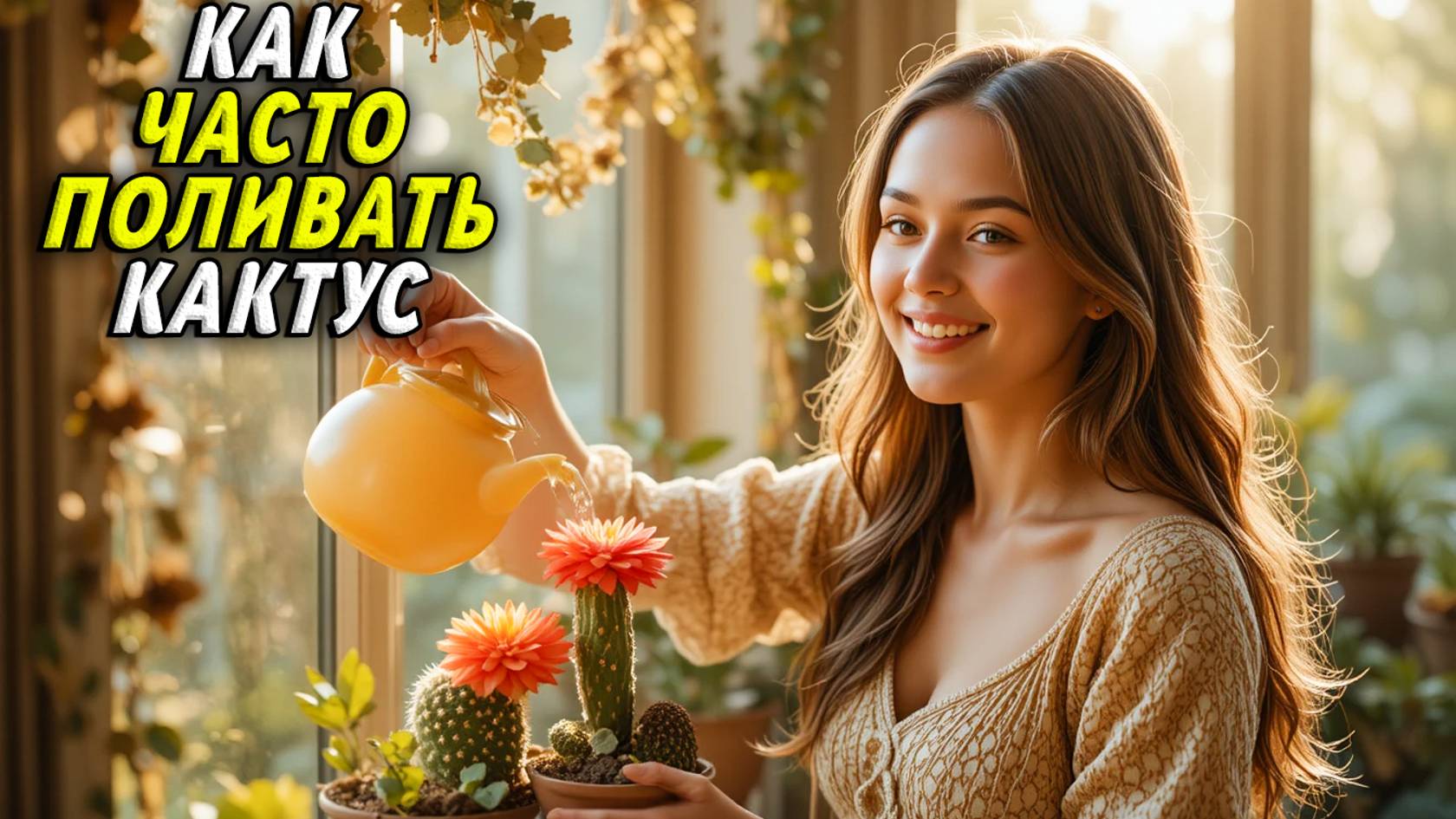 Как часто поливать кактус