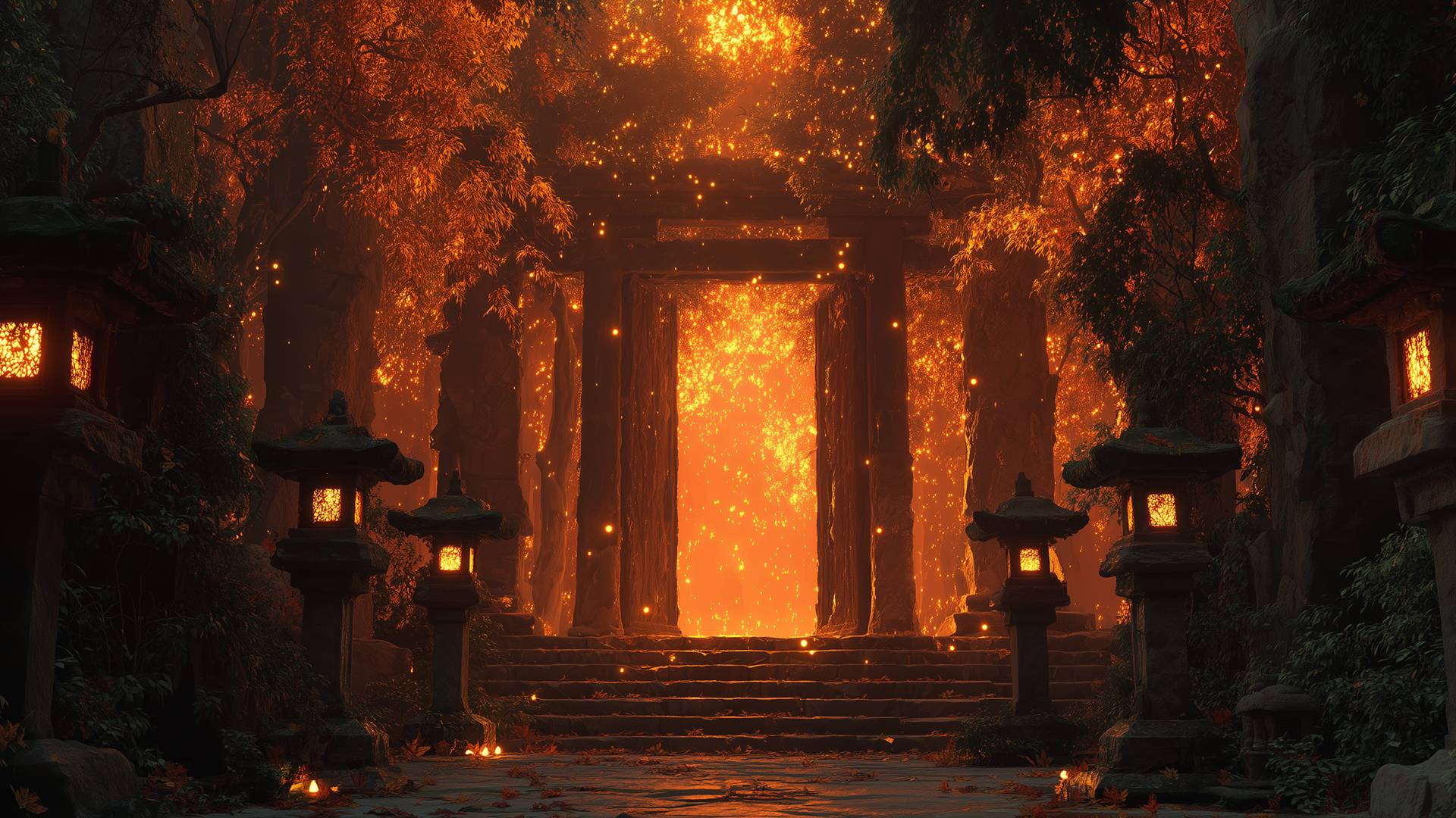 Лисий Чертог - Фэнтези музыка с мистической атмосферой лисьего святилища, Музыка для отдыха и чтения