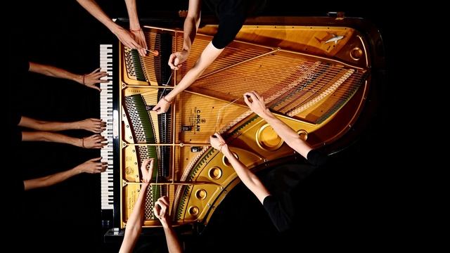 12 HANDS play INTERSTELLAR on 1 PIANO