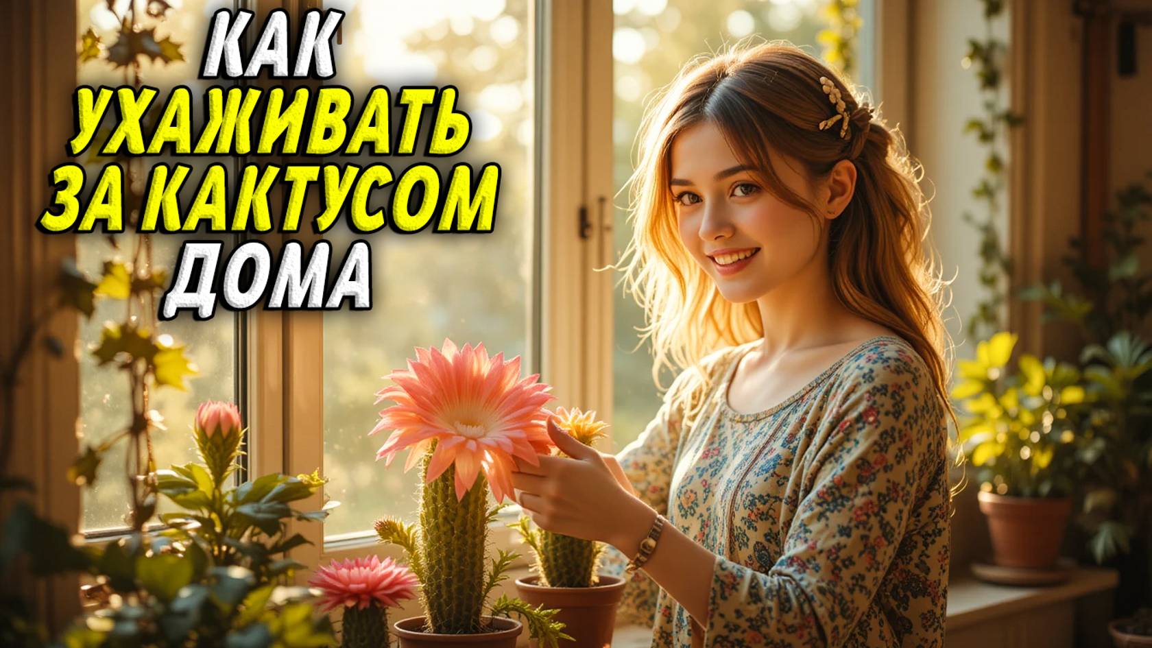 Как ухаживать за кактусом в домашних условиях