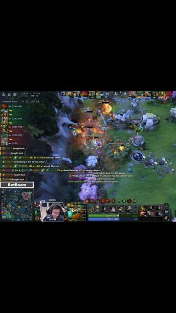 Epic fight dota 2 Liqiud vs MOUZ on Fissure playoff #dota2 #dota #games #twitch
