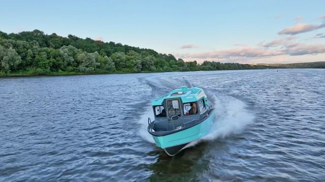 Алюминиевый катер с рубкой РУСБОТ 65HC | RUSBOAT 65HC | КАТЕРА СИБИРИ