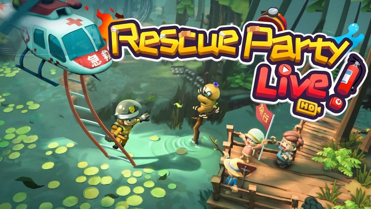 Играем в Rescue Party: Live! ● | Белка, Monster и Перчик