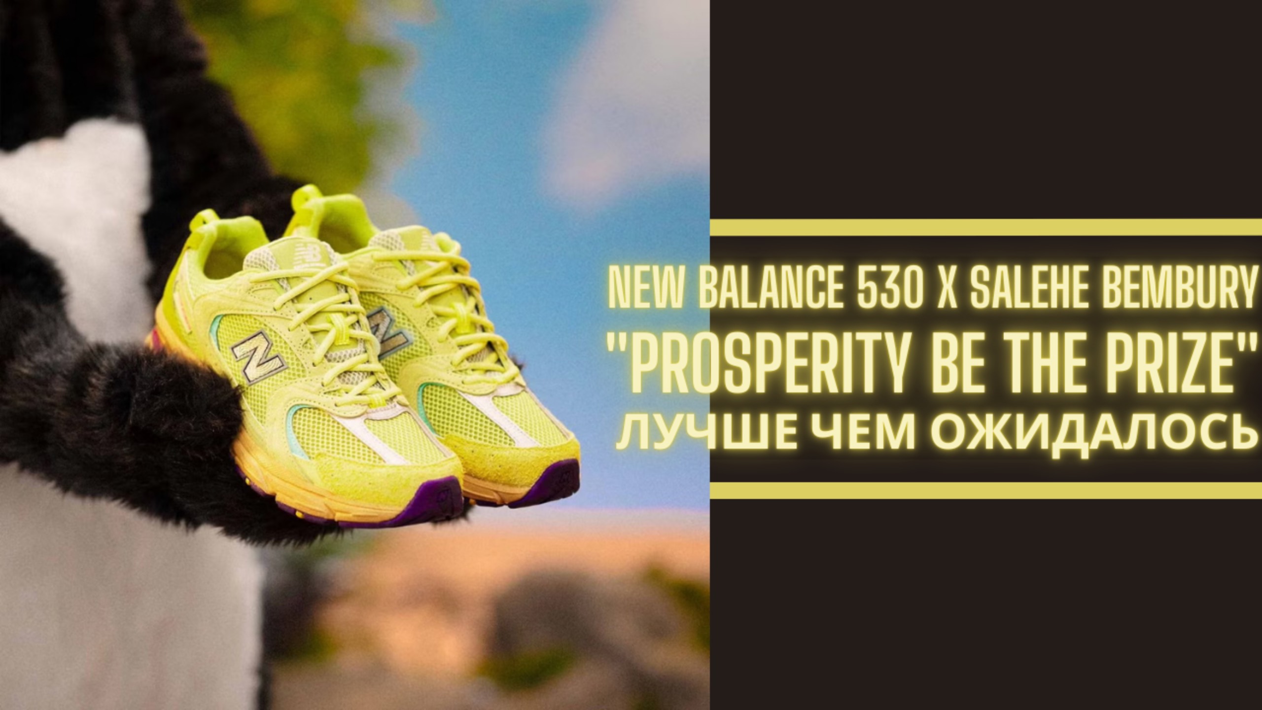 Обзор кроссовок №263: New Balance 530 x Salehe Bembury "Prosperity Be The Prize"