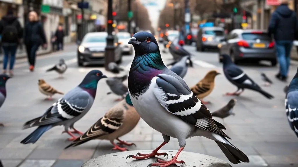 Голубь. Птицы.