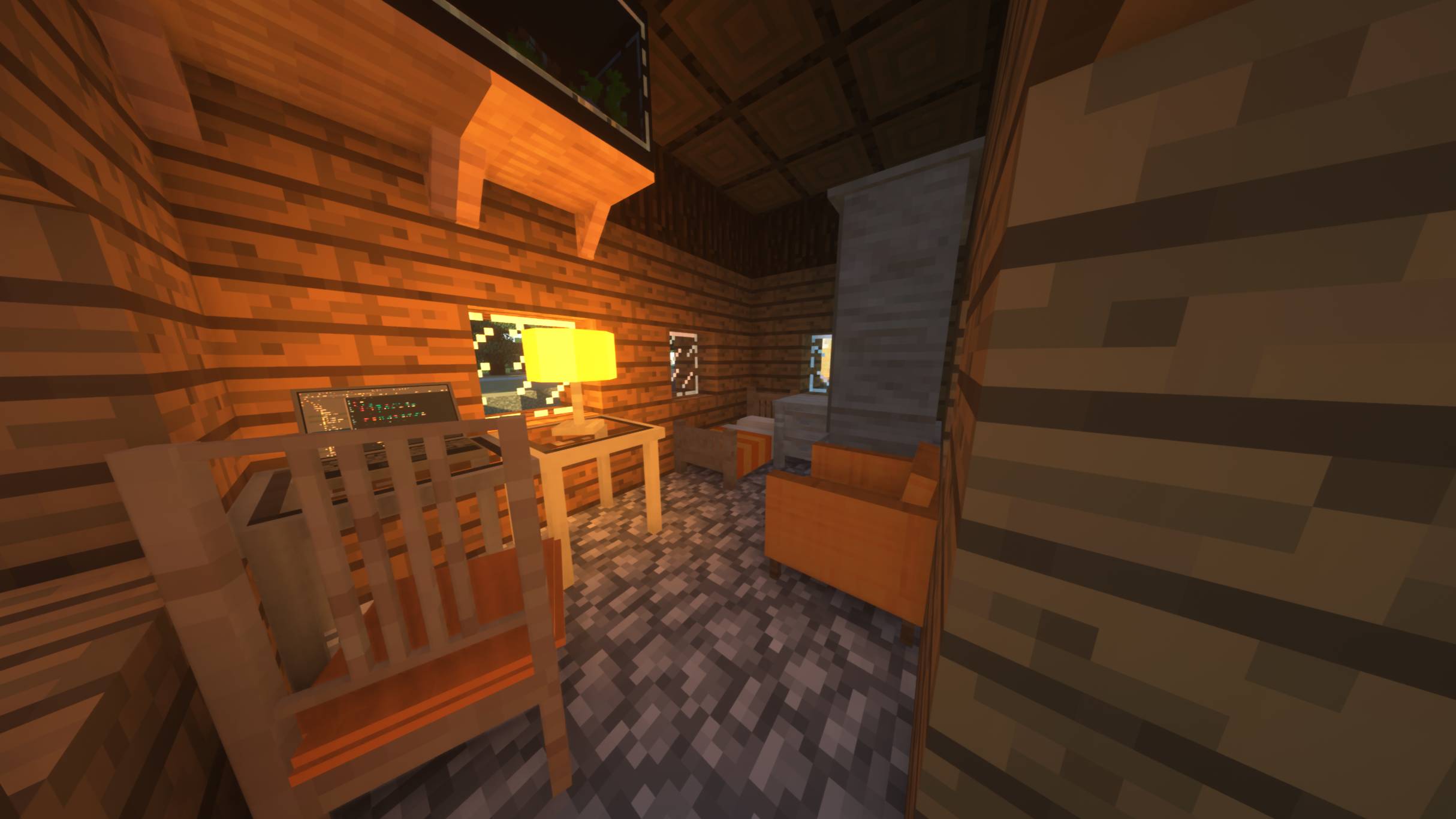 Я СДЕЛАЛ ОСЕНИЙ РЕМОНТ В ДОМЕ ЖИТЕЛЯ В МАЙКНРАФТ