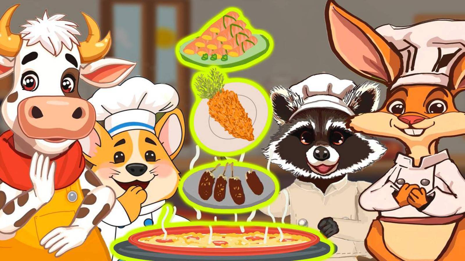 Мультик -Рецепт 🥕🍳🍦Сборник лучших, вкусных, простых рецептов для самых маленьких поварят🍦