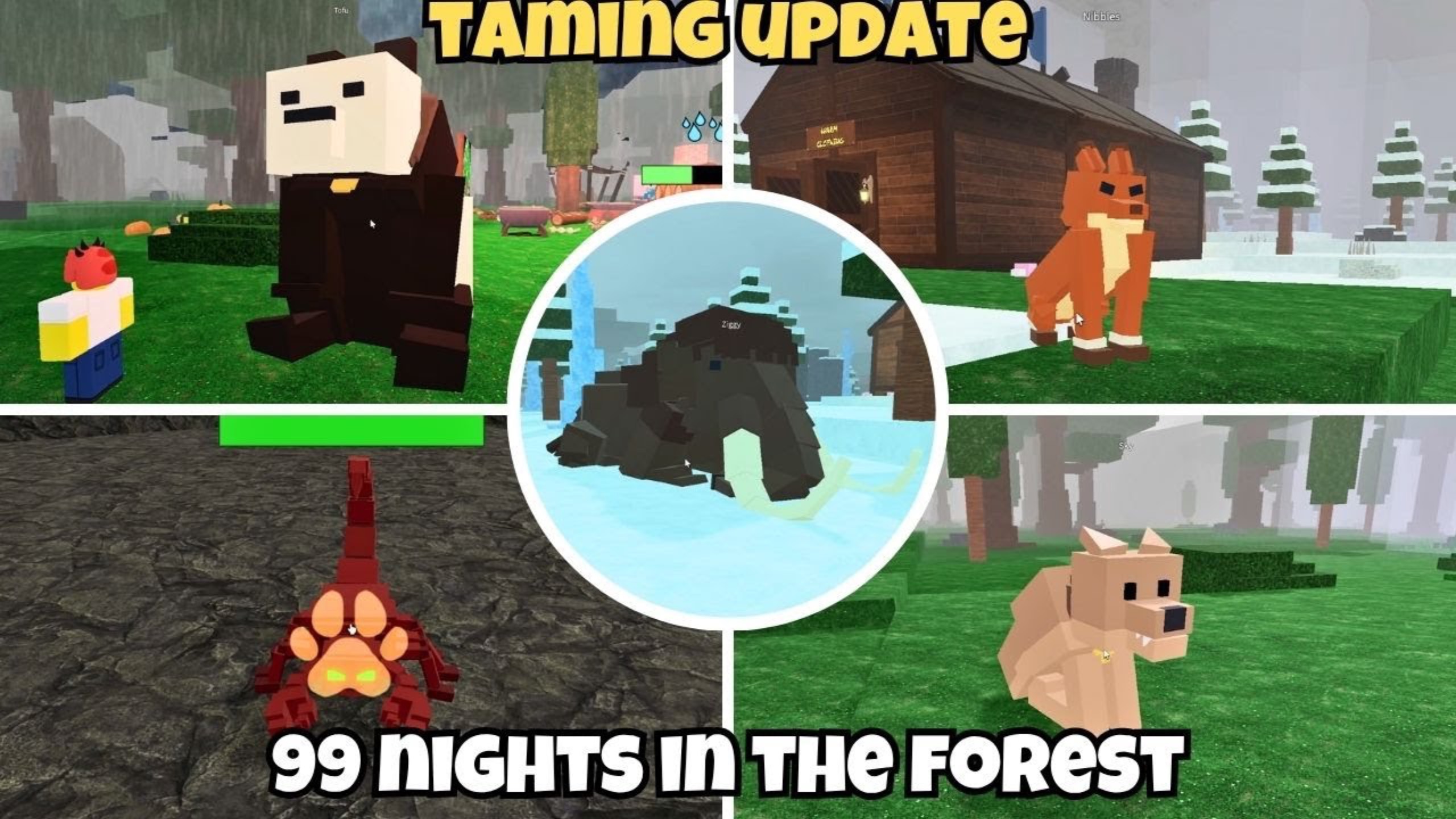 99 Ночей в Лесу НОВОЕ ОБНОВЛЕНИЕ ПРИРУЧЕНИЕ ЖИВОТНЫХ полный обзор | топ игры