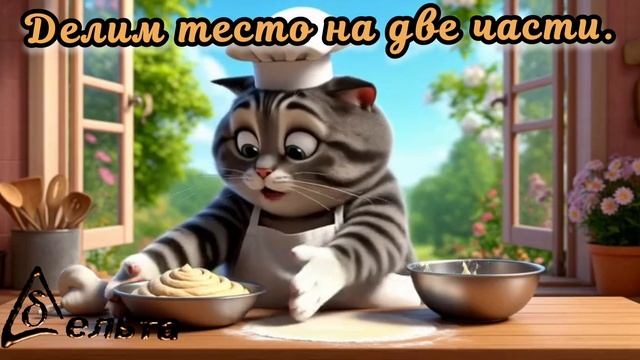 Рецепты от кота-Маркиза. Пирог зебра.