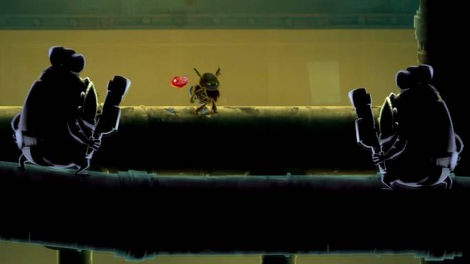 Прохождение игры Rayman Legends, 5 этап эпизод 20 000 люмов под водой. Засада на подъёмнике