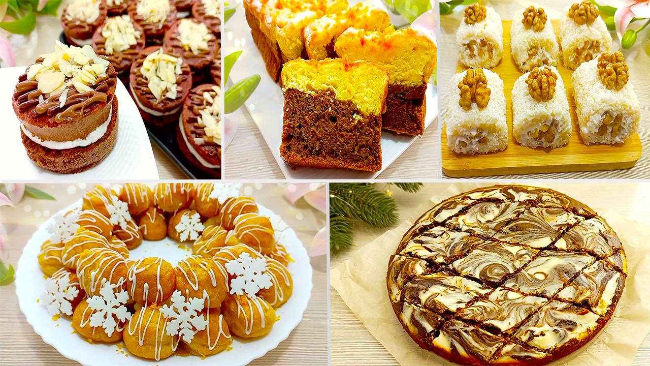 🔥Десерты на Праздник! 5 Неотразимых Рецептов, которые Вы Полюбите!