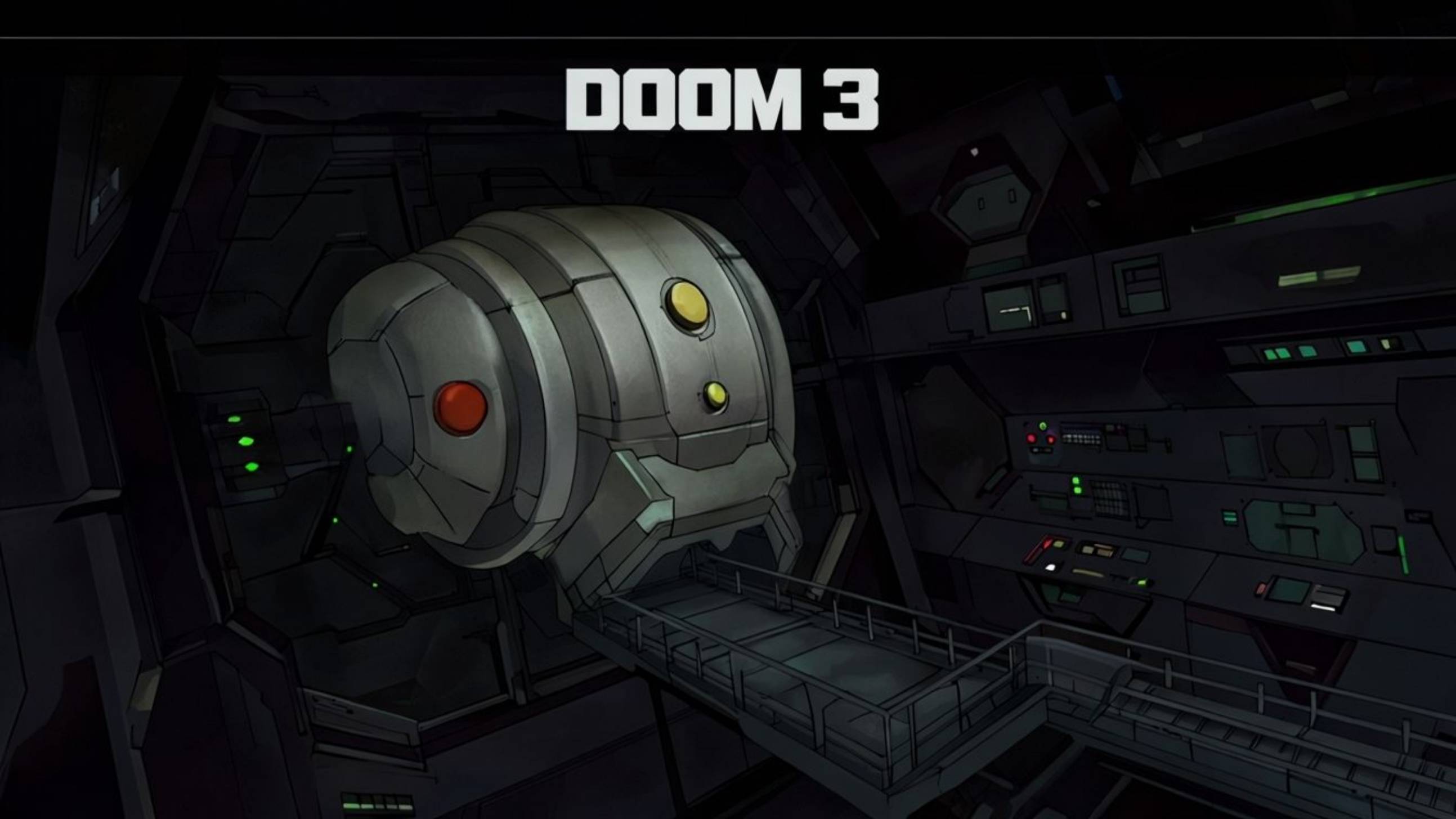 Doom 3 №13 Режим "Игросериал" 60к/с - Запуск реактора.