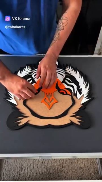 Панно Тигр | Идеи для творчества