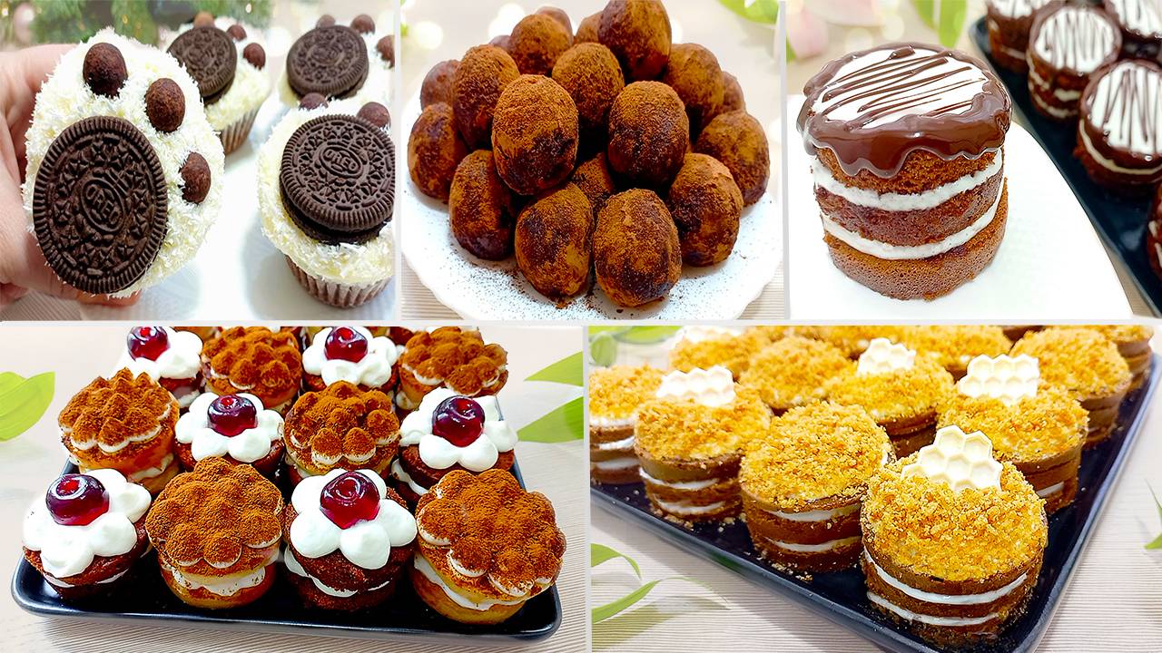 🔝5 Рецептов, которые Сделают Ваш Стол Неповторимым! Лучшие Праздничные Пирожные!