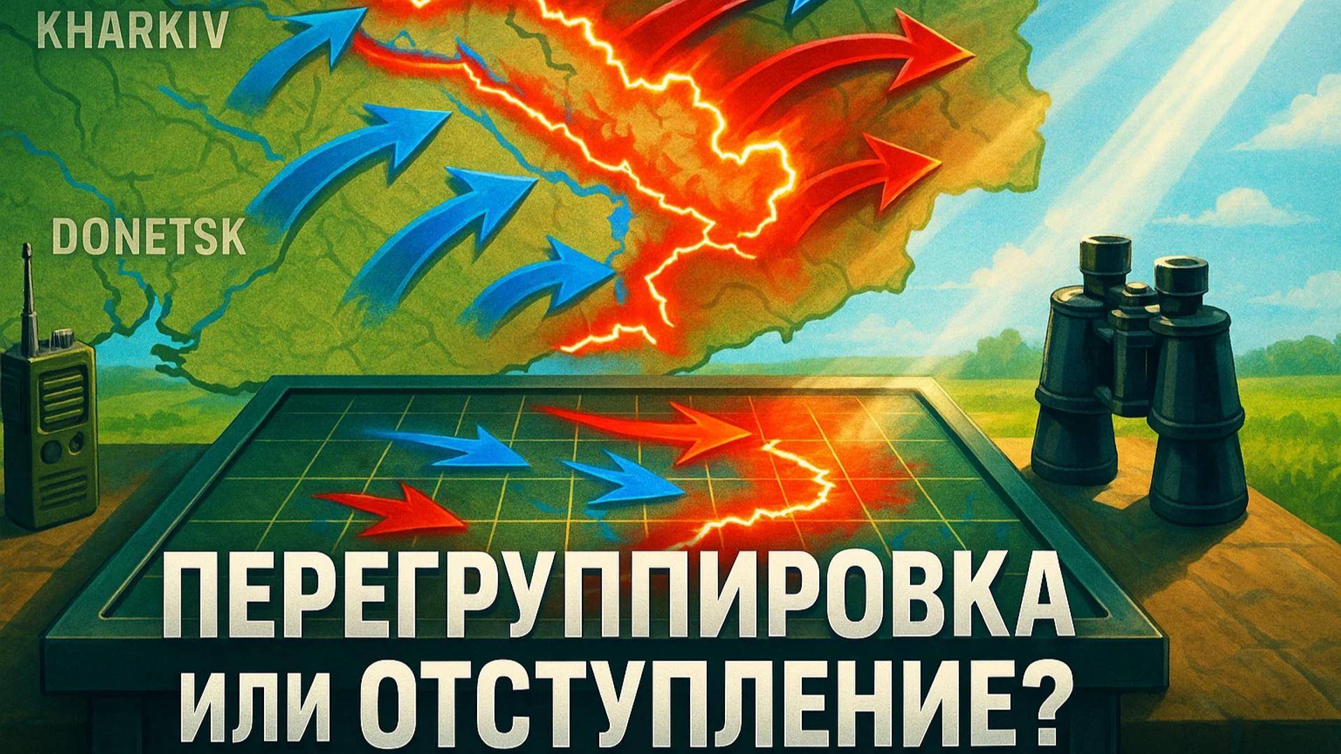 🎯 Тактический отход или начало краха? Что на самом деле происходит на фронте прямо сейчас.