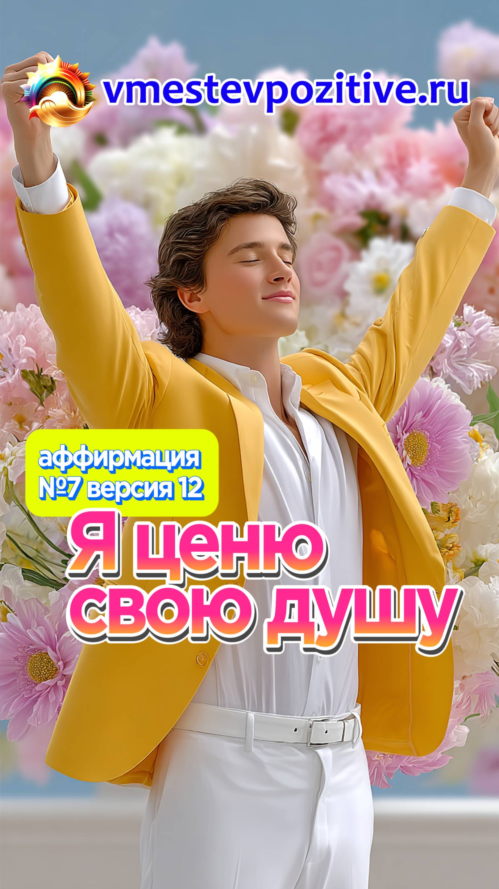 Affirmation. Male. №7. Я ценю свою душу (v12)