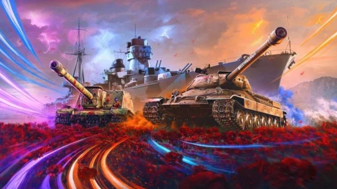 Играем в Tanks blitz.(35)