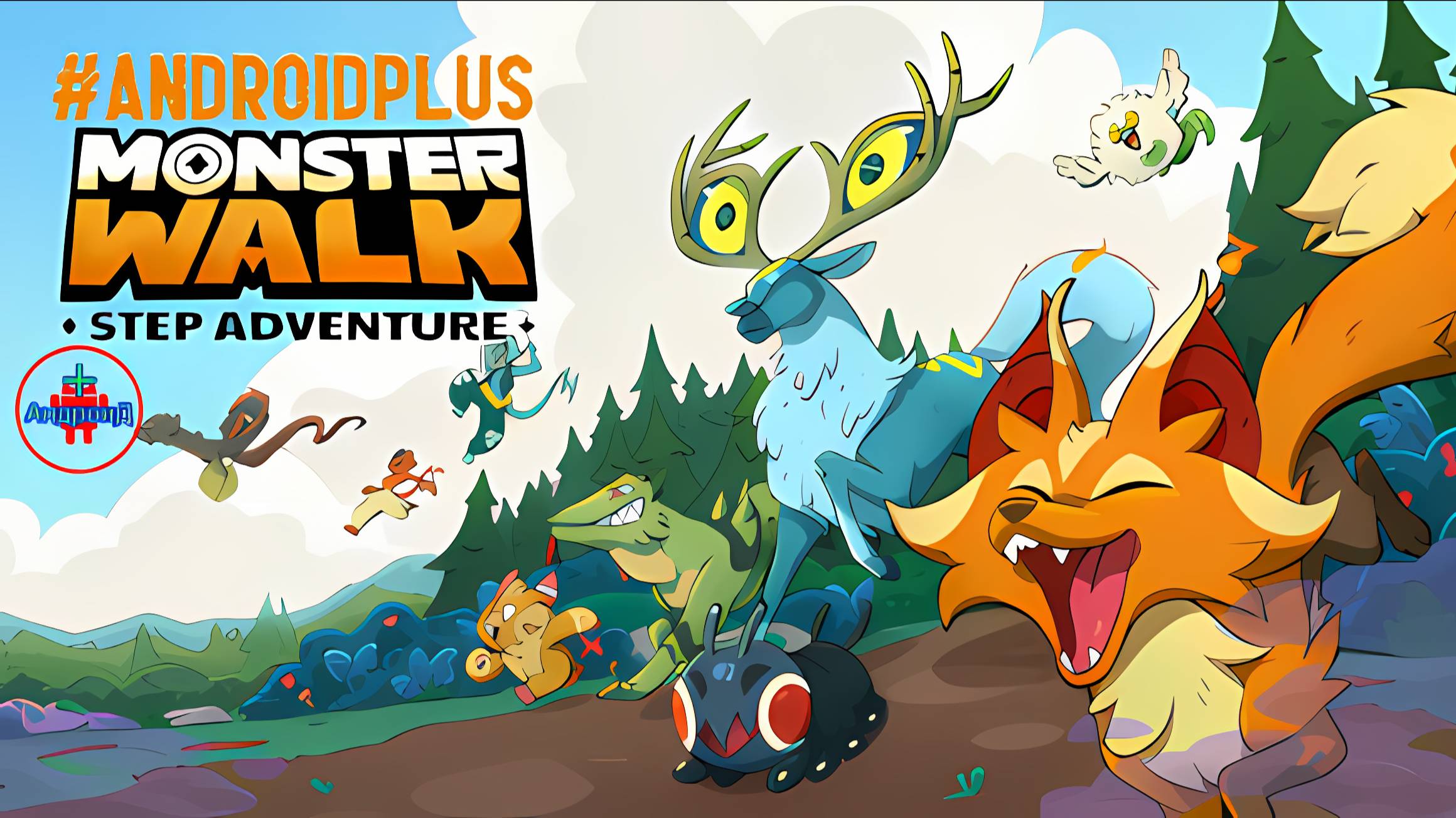 Monster wallk step adventure игра для Android🔘🔵🔴 🅰🅽🅳🆁🅾🅸🅳🅿🅻🆄🆂👹#Monsterwallkstep