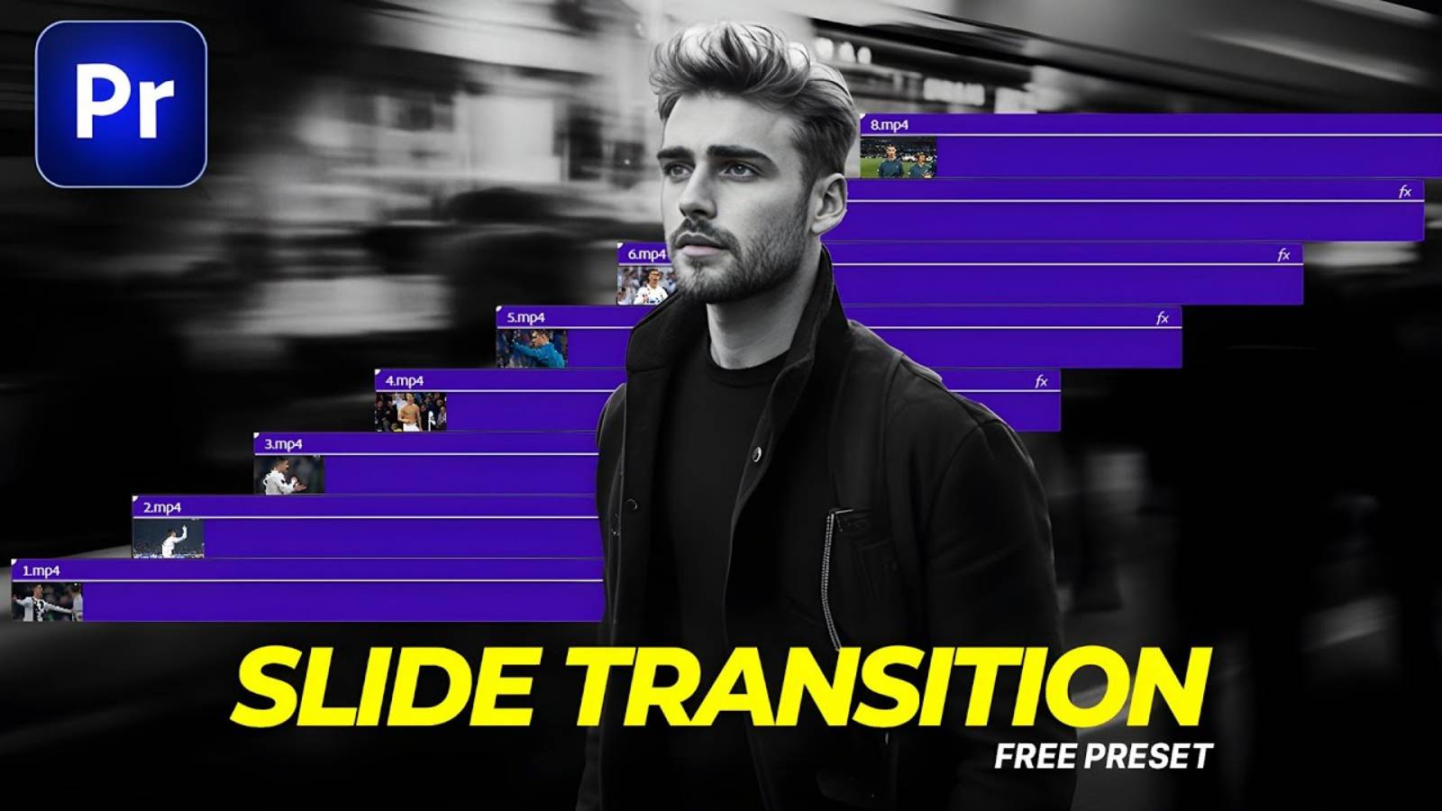 Как создать эффект перехода со слайдером в Adobe Premiere Pro