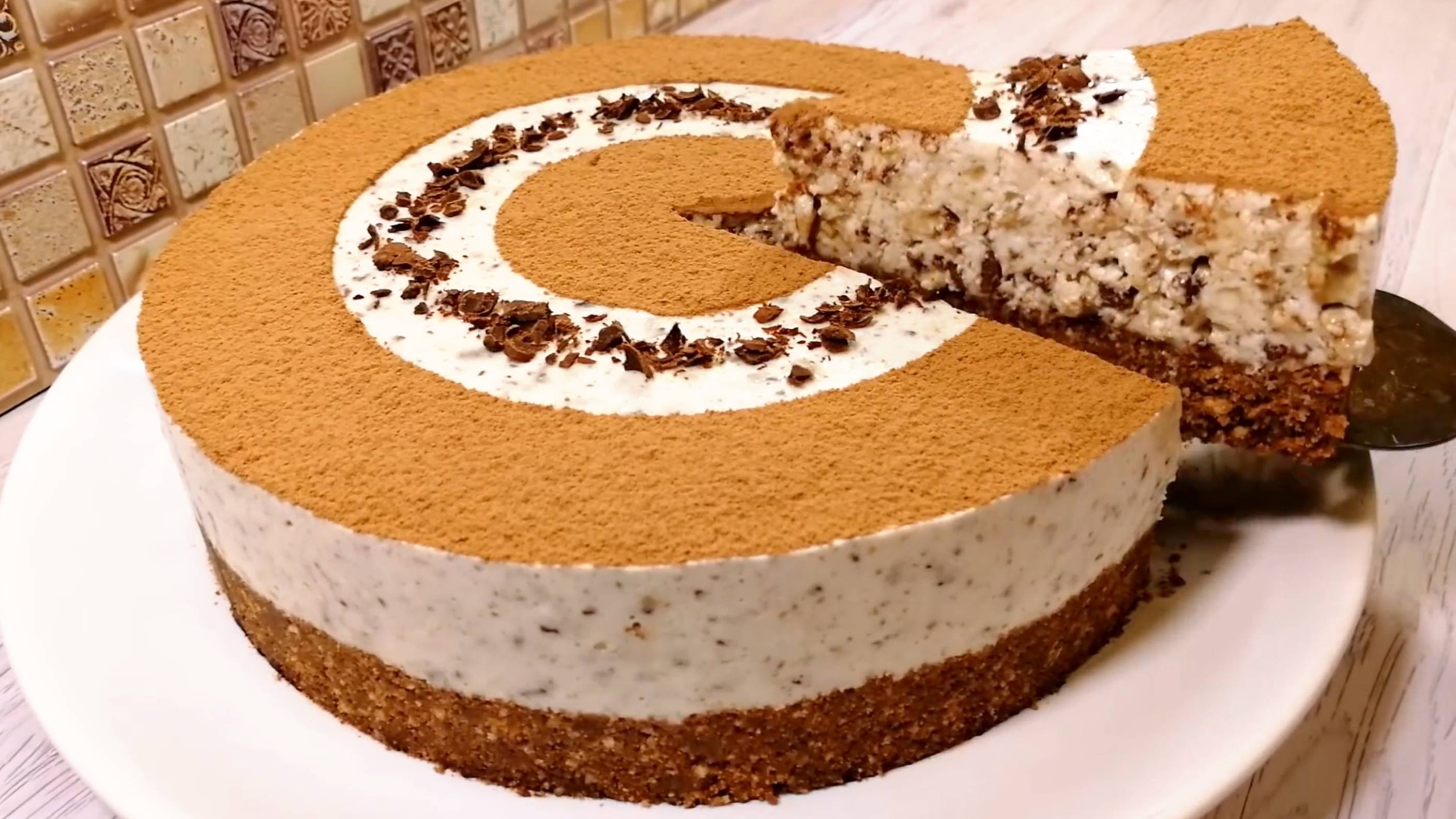 Восхитительный десерт к чаю для всей семьи - Торт без выпечки! Простой рецепт.