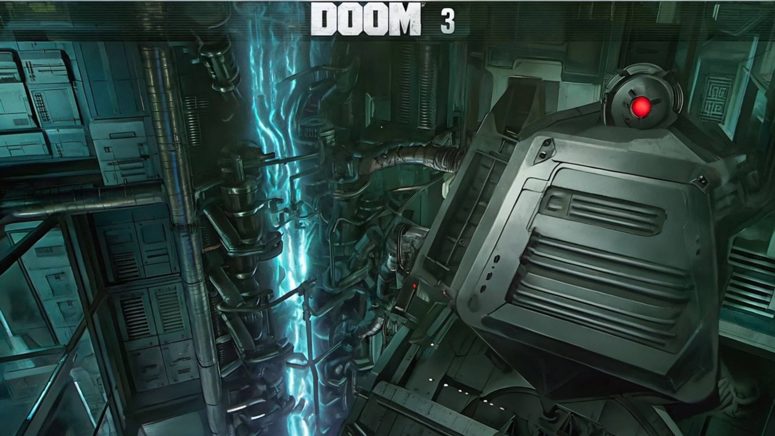Doom 3 №15 Режим "Игросериал" 60к/с - Телепортации.