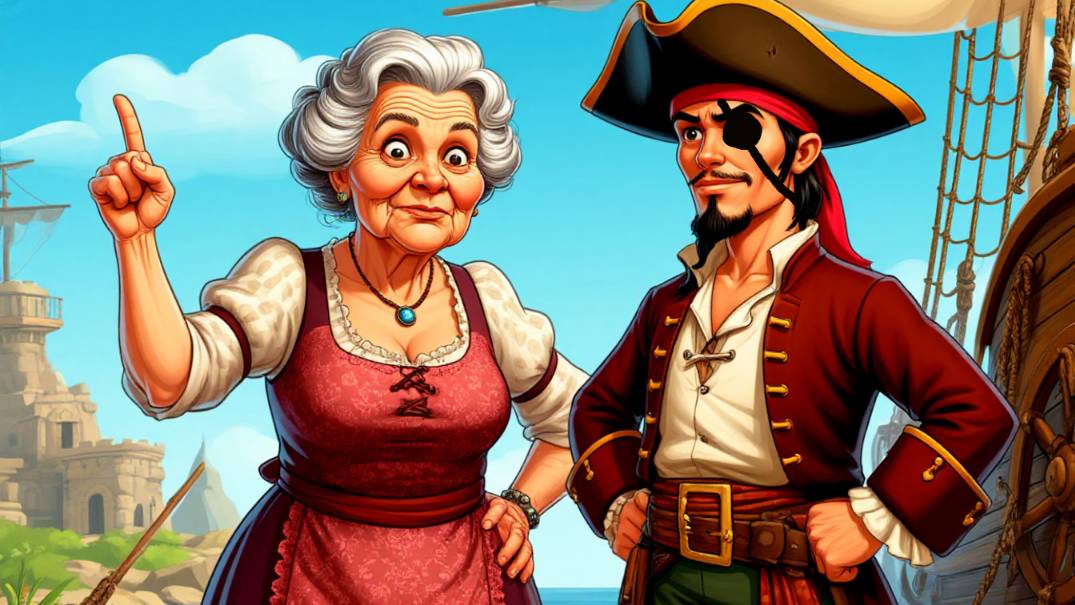 Бабушка и внучек