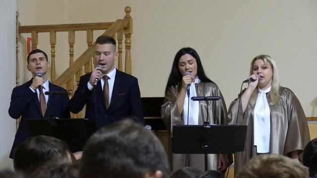 Общее пение "От греха я спасен"