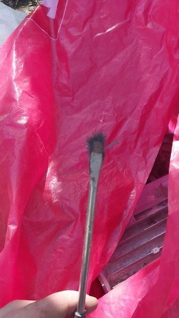 Отвёртка с металлической стружкой, мини ёжик :)