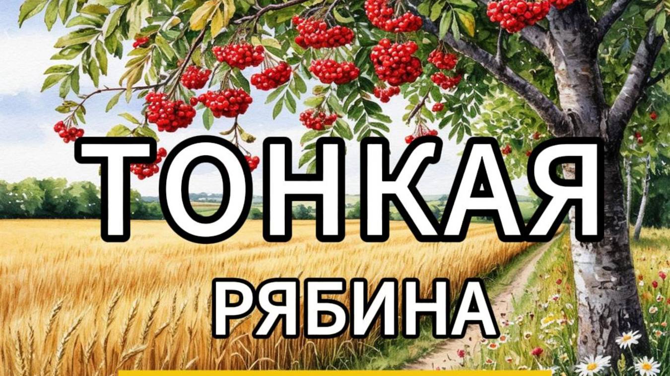 Песня "Тонкая рябина" (1 версия в современной обработке)