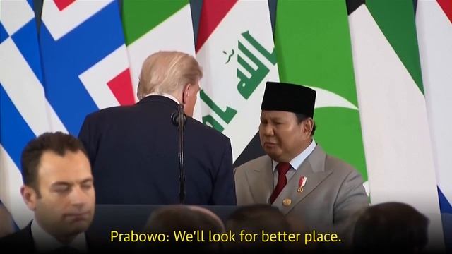 Забытый микрофон раскрыл строительные тайны Трампа и президента Индонезии