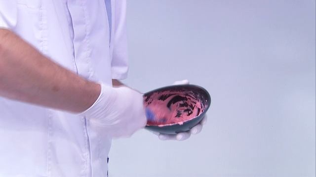 Альгинатный оттиск (2 часть, смешивание альгината и заполнение оттискной ложки)