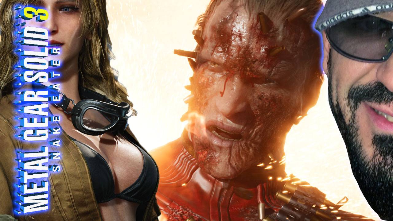 Мощная и взрывная битва с ходячим танком Шагоход Metal Gear Solid Snake Eater