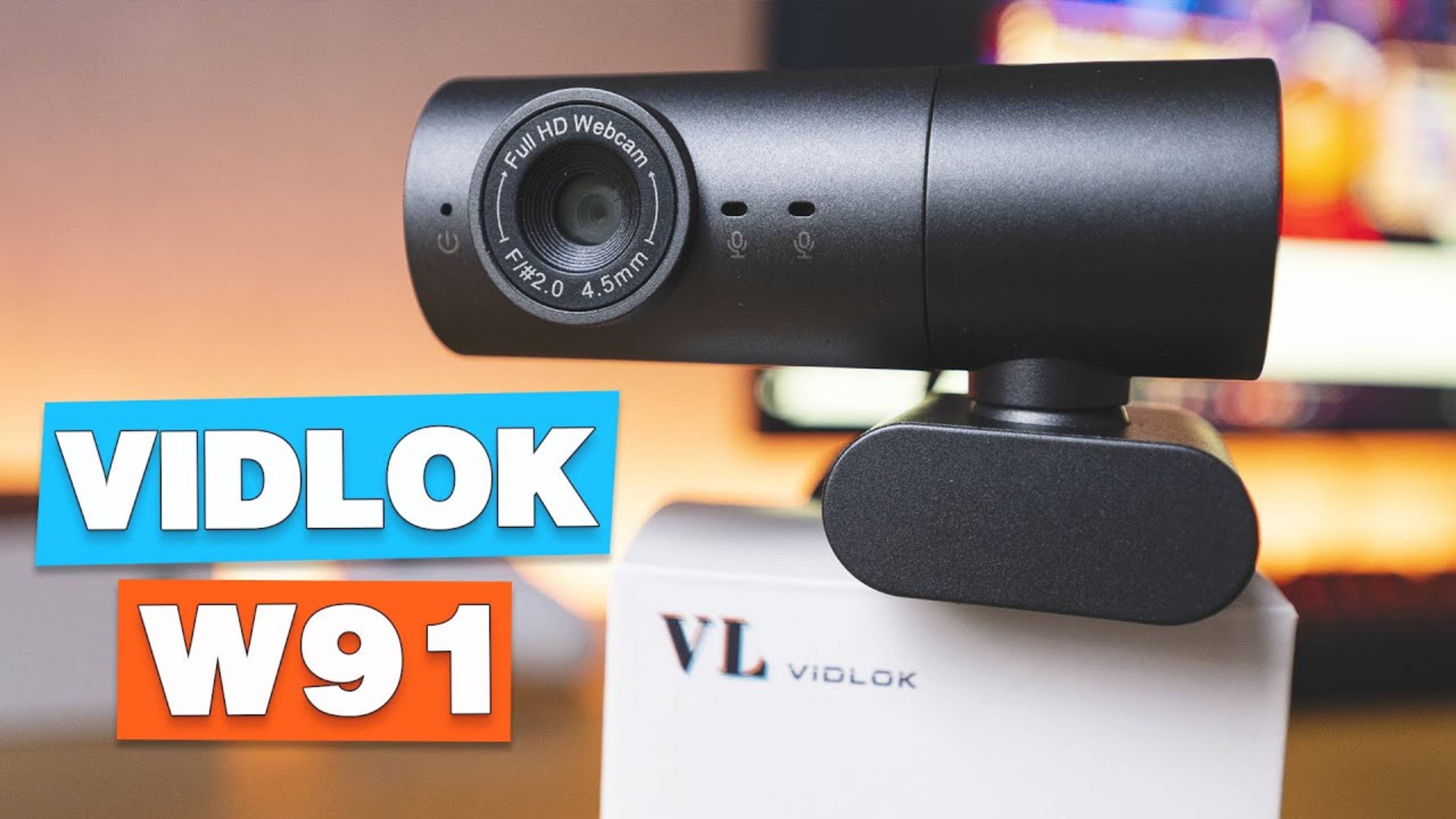 Веб камера Vidlok Business Webcam W91. FullHD, стерео микрофоны и проблемный баланс белого.