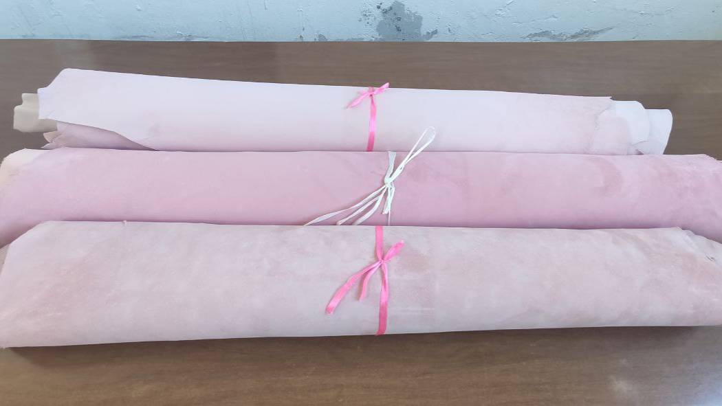 Коробка № АТ027   Наппа МРС КРАСТ-ВЕЛЮР РОЗОВЫЙ