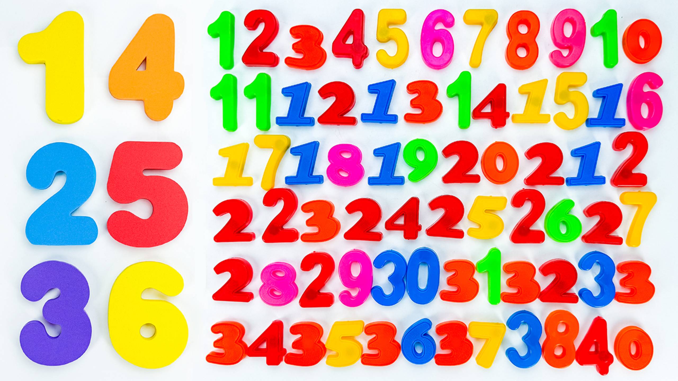Учим Счёт До 40 🌈 Магнитные Цифры и Числовой Ряд