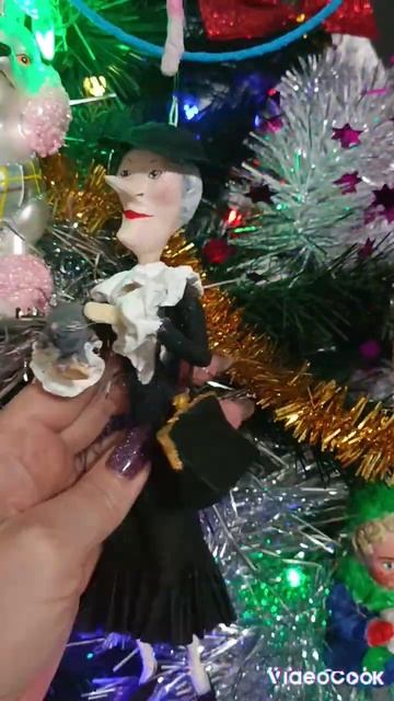 #Шапокляк из ваты# ватная игрушка