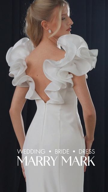 Свадебное платье Ивола из коллекции «Freedom» 2026 от Marry Mark Minimalism