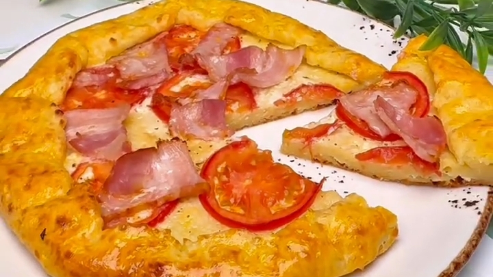 Творожная ГАЛЕТА с начинкой...🍕🍶😋    Рецепт ⤵️