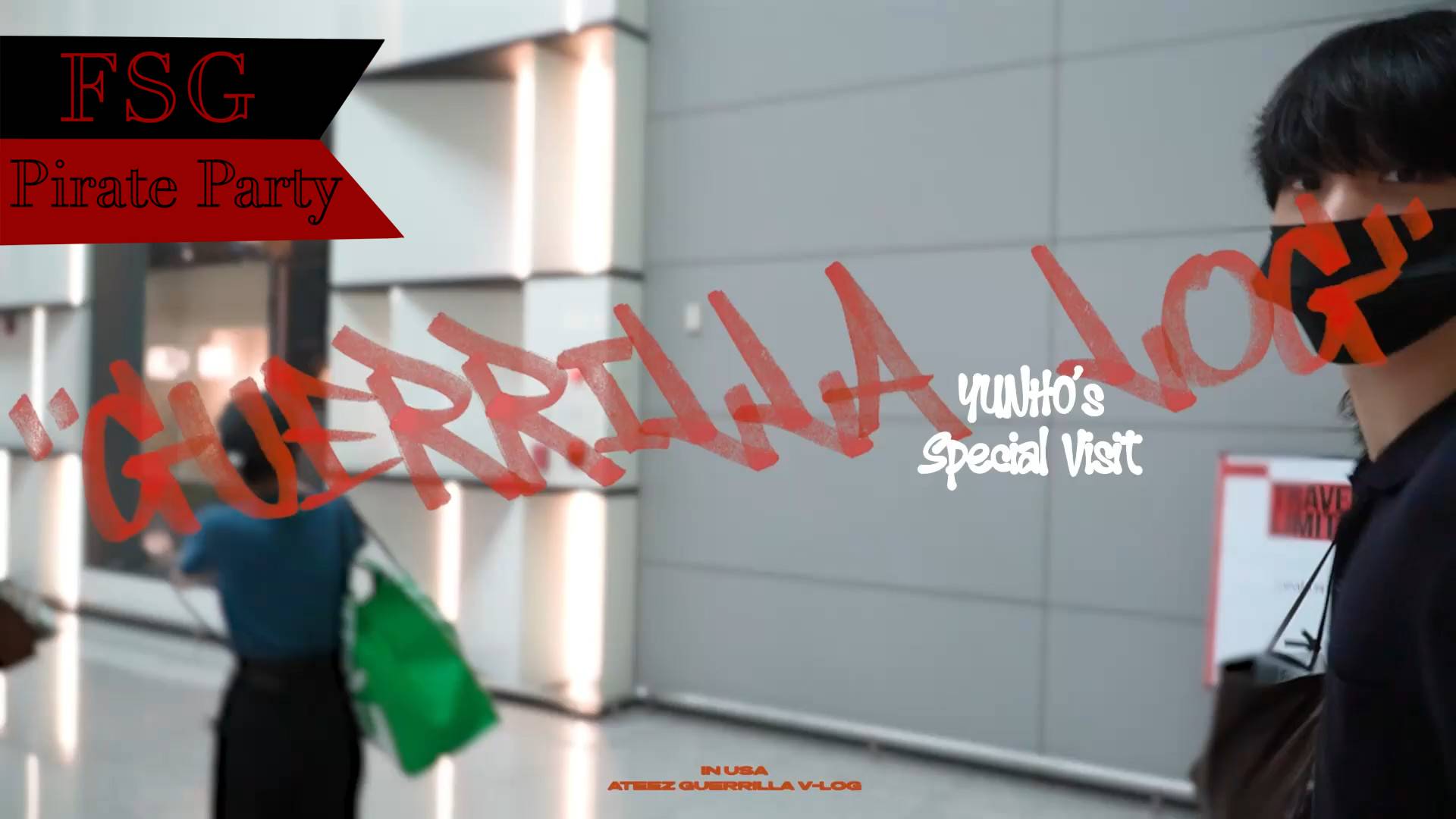 [RUS.SUB] Специальный визит Apple Park с Юнхо | Guerrilla Log | ATEEZ