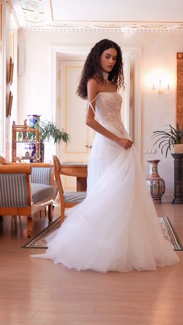 Свадебное платье Марама из коллекции «Aristocratka» 2026 от Tatiana Kaplun