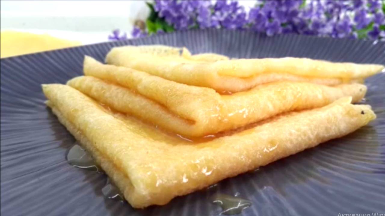 Блины Без яиц и молока Постное меню