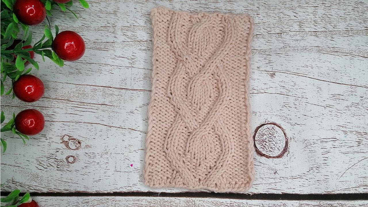 78 //Оригинальный и совсем несложный узор с переплетениями