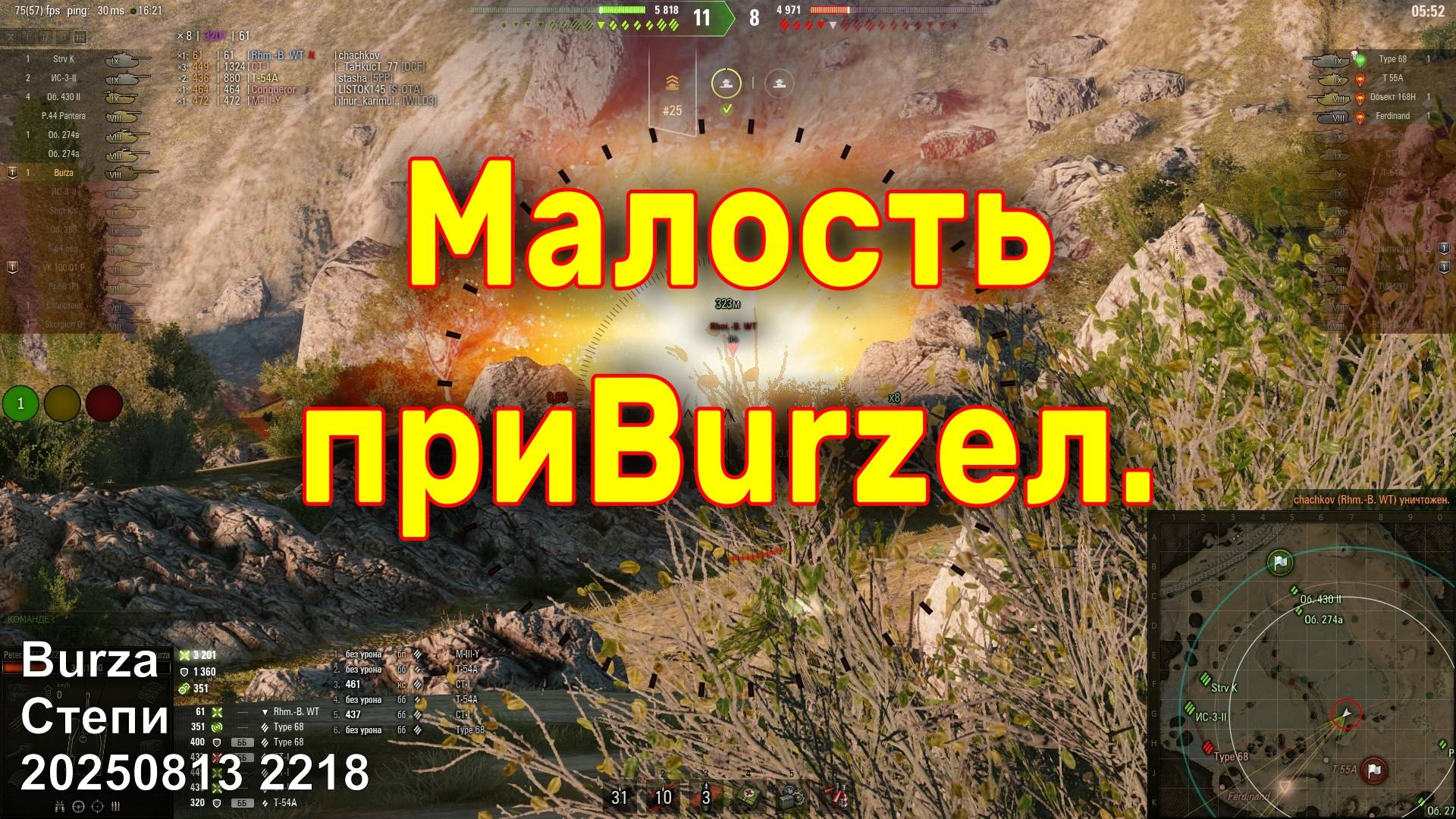 Малость приBurzeл. Burza. Степи. 20250813 2218.