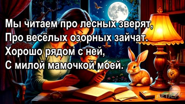 Хорошо рядом с мамой (Вечереет и взошла луна…)