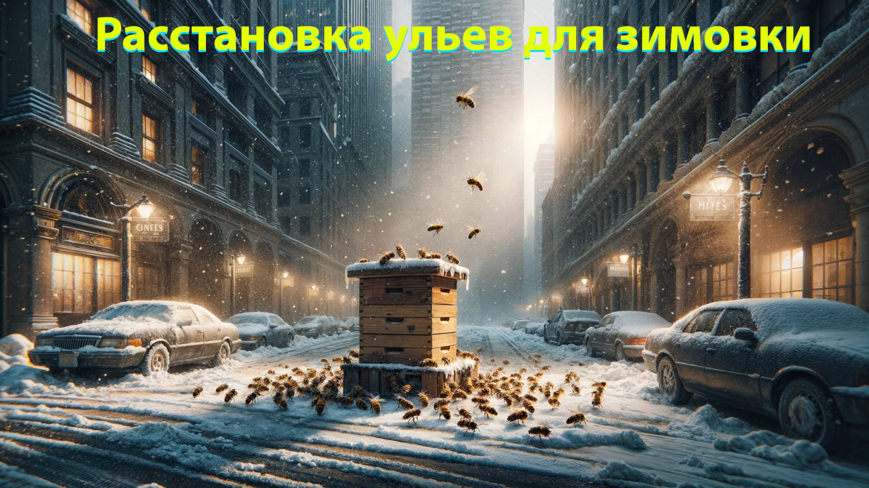 Методика Кашковского: правильная расстановка ульев для успешной зимовки на воле