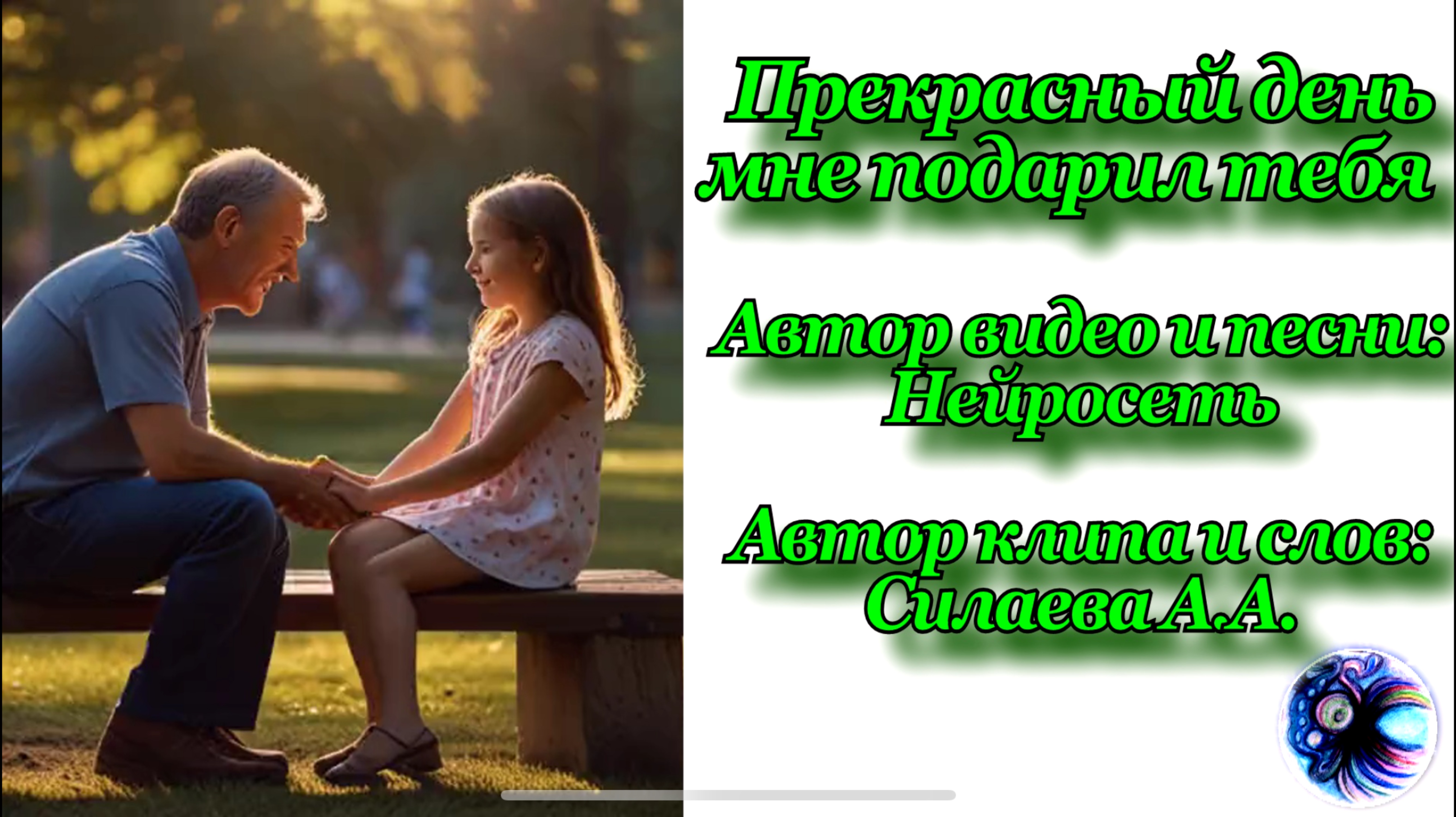 Песня для папы от дочери с любовью!